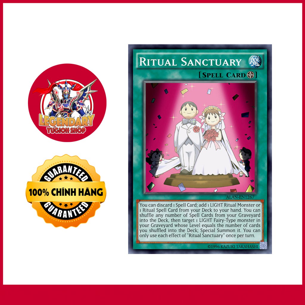 [Thẻ Bài Yugioh Chính Hãng] Ritual Sanctuary | Shopee Việt Nam