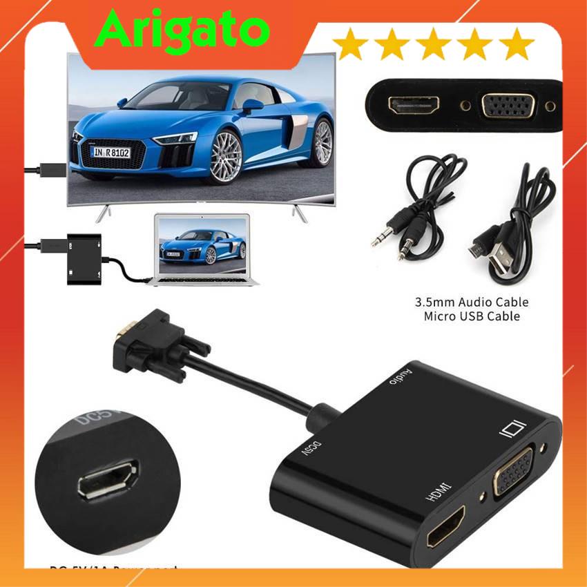 BỘ CHUYỂN VGA/VGA-HDMI/AV [HN]ARIGATOVN [Chính Hãng] GT | Shopee Việt Nam