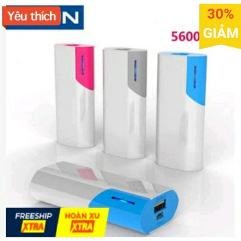 Pin sạc dự phòng Arun 5600mAh | Shopee Việt Nam