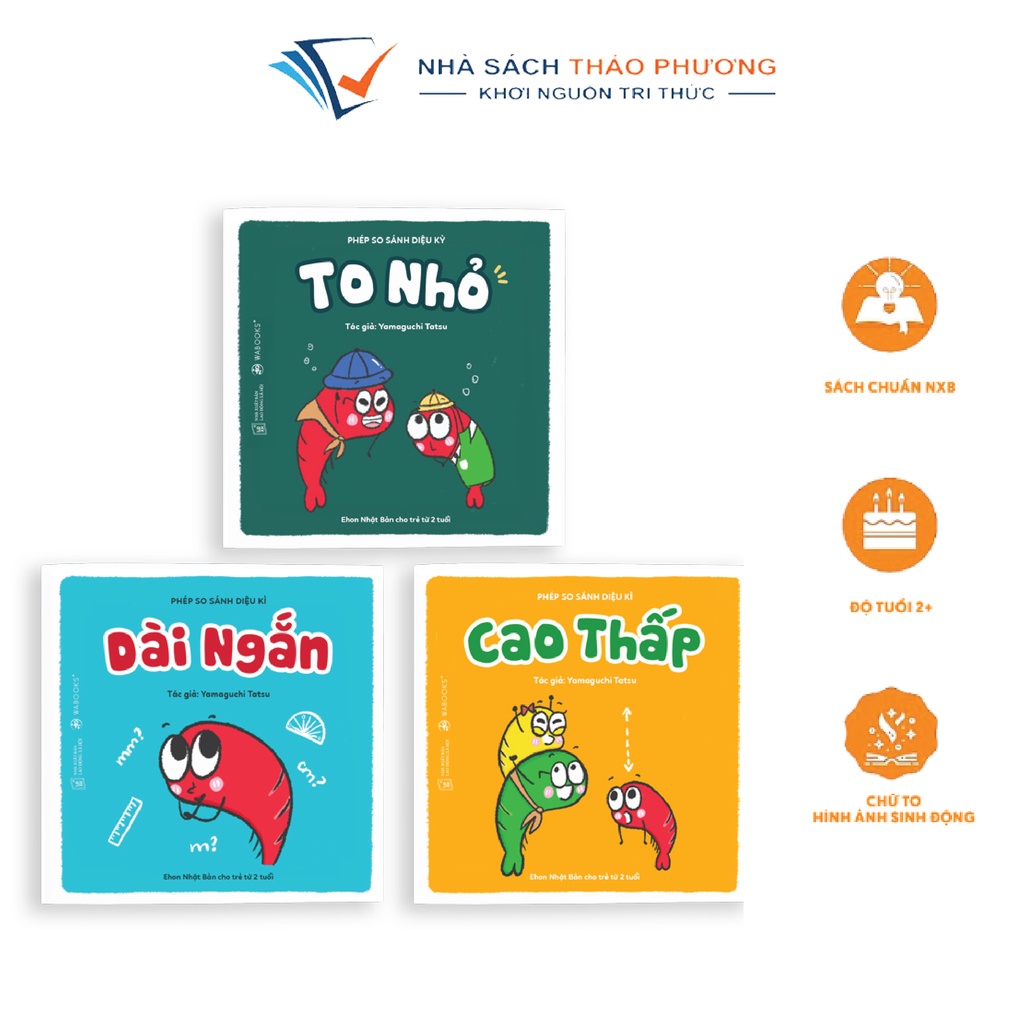 Sách Ehon Nhật Bản - Phép so sánh diệu kỳ - Dành cho bé từ 2 tuổi ( Bộ ...