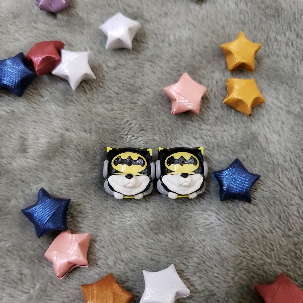 Nút bàn phím cơ artisan keycap sirius màu đen batman | Shopee Việt Nam