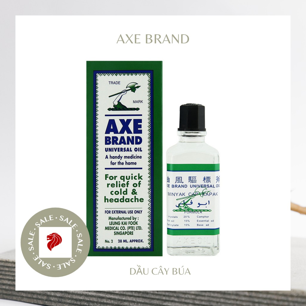 Dầu gió trắng cây búa Singapore Axe Brand Universal 56ml | Shopee Việt Nam