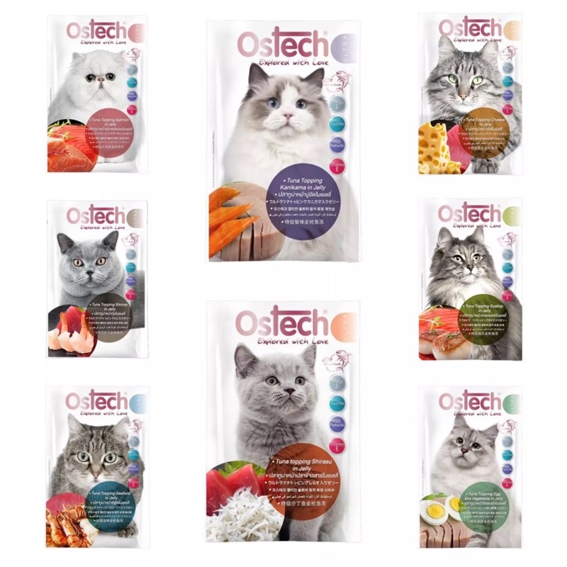 Pate Ostech Ultra Pounch Cat Cho Mèo 70g (Cá Ngừ Trắng) Thái Lan ...