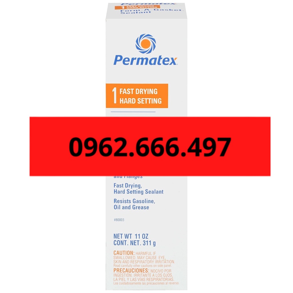 Keo tạo gioăng Permatex 80003 Form A Gasket Sealant – 311g | Shopee ...
