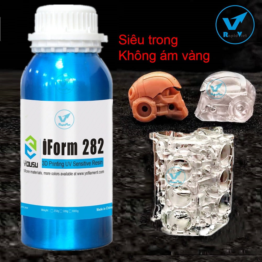 Nhựa in 3D resin siêu trong iForm 282 High Transparent Resin 1000G ...