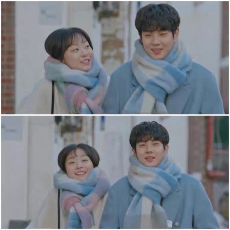 (Ảnh thật) Khăn len choàng cổ Choi Ung (Choi Woo Sik) + Kook Yeon Soo ...
