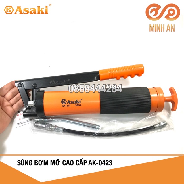 Súng bơm mỡ cao cấp ASAKI AK-0423 | Shopee Việt Nam