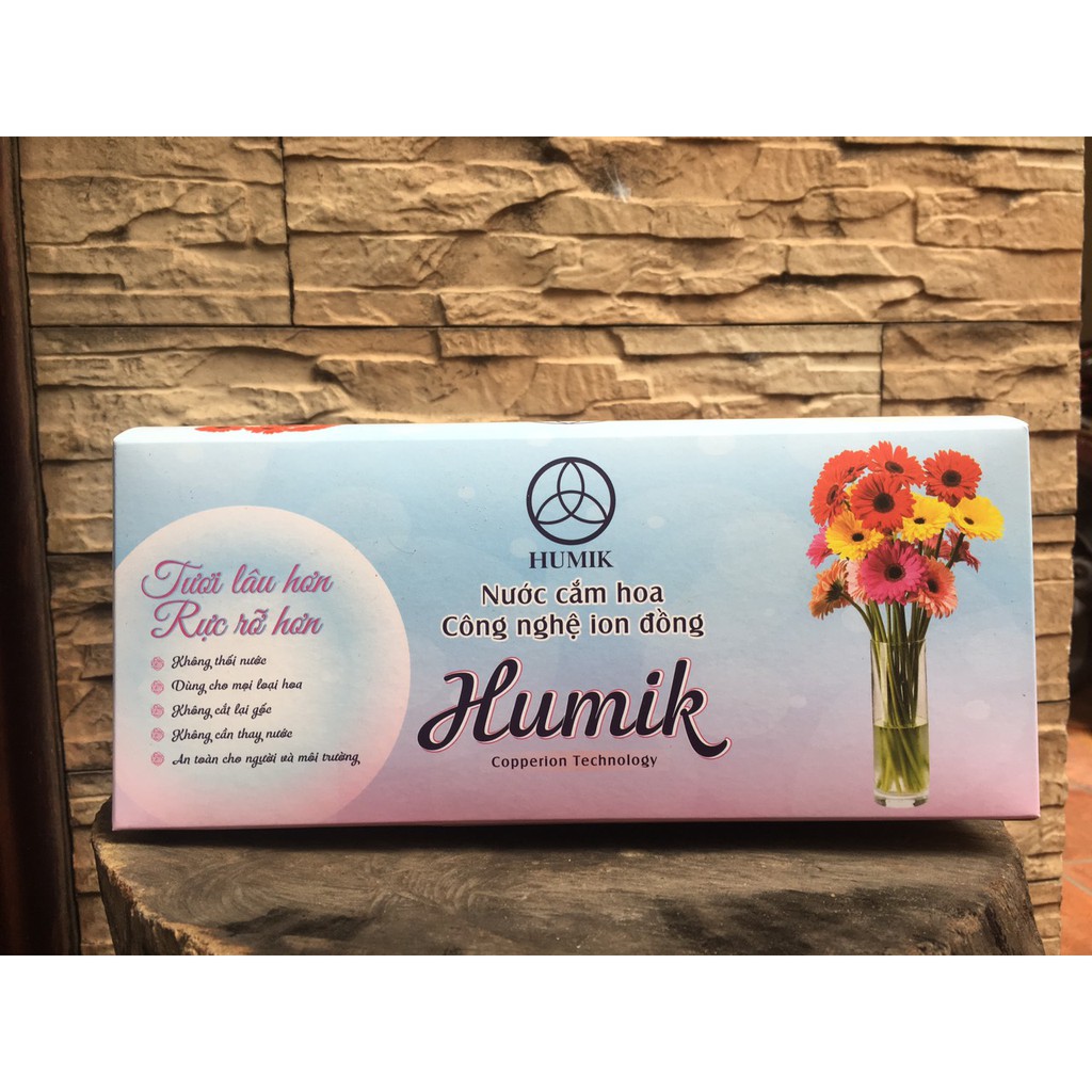 Hộp 100 gói 10ml Nước cắm hoa HUMIK | Shopee Việt Nam