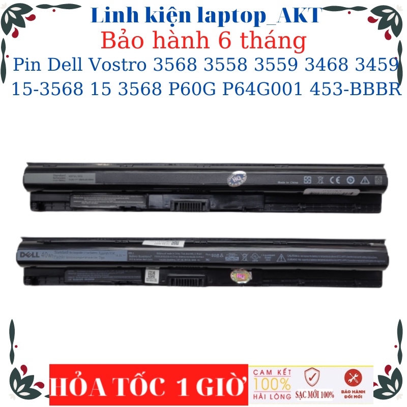 Pin laptop Dell Vostro 3568 3558 3559 3468 3459 15-3568 15 3568 P60G ...