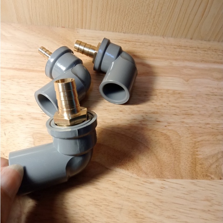 Đầu chuyển đổi cút, co 21 PVC ra đuôi chuột nối ống mềm | Shopee Việt Nam