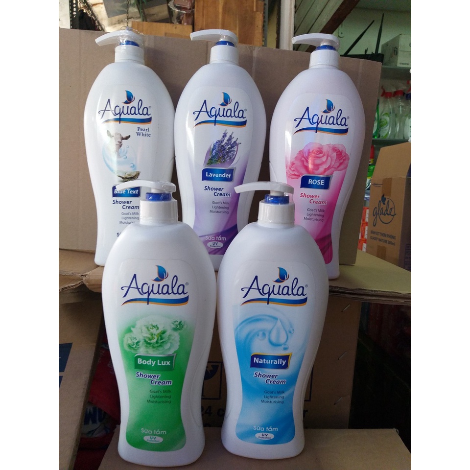 SỮA TẮM DÊ AQUALA 1200ML (hương ngẫu nhiên) | Shopee Việt Nam