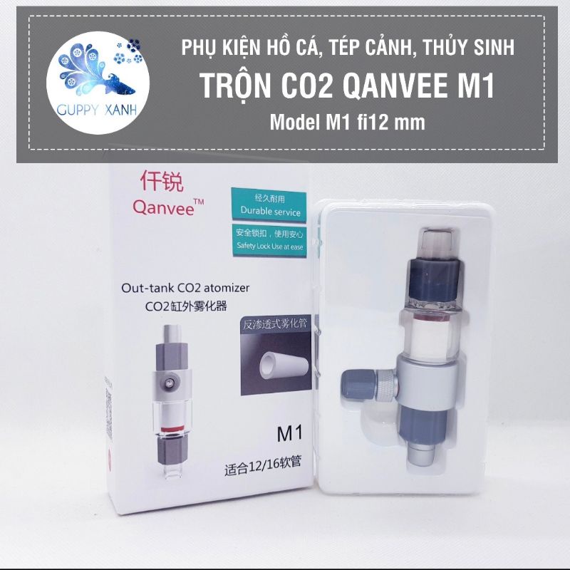 Trộn co2 qanvee M1 và M2 fi 12 và fi 16 siêu mịn không thấy co2 | Shopee Việt Nam