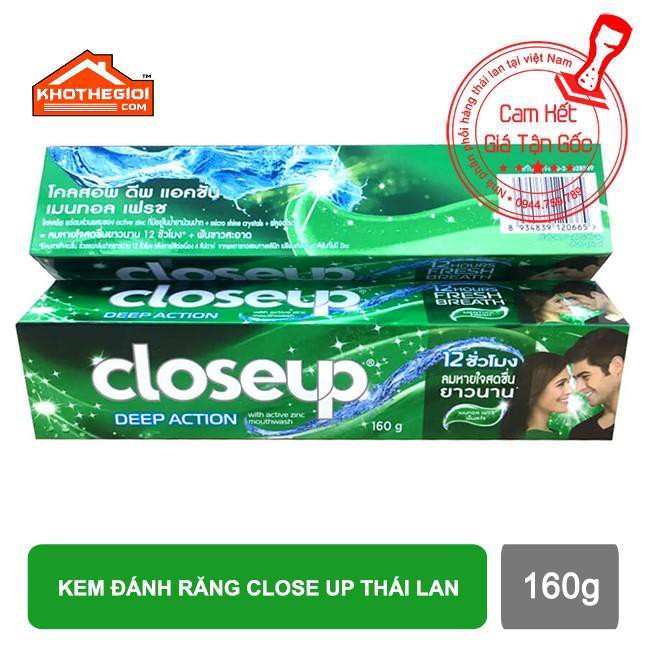 Kem đánh răng Close Up thái lan 160g - Hàng chính hãng | Shopee Việt Nam