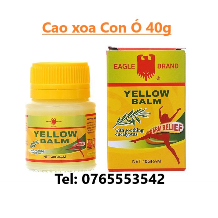 Dầu cù là Con Ó Yellow Balm - Eagle Brand 40g | Shopee Việt Nam