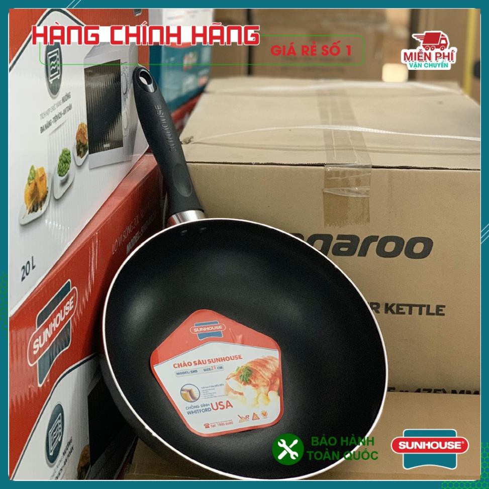 CHẢO CHỐNG DÍNH SUNHOUSE ĐÁY SÂU SHS30 SHS28 SHS26 SHS24 SHS20, CHẢO ...