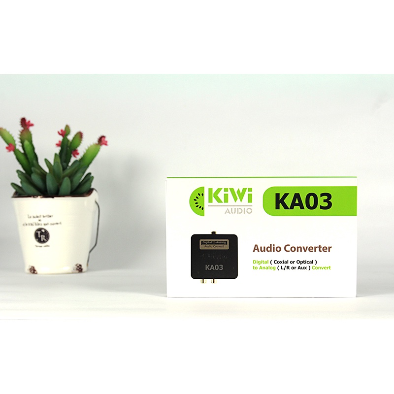Bộ Chuyển Quang Sang AV KIWI KA03 - Bộ Chuyển Đổi Âm Thanh Optical sang ...