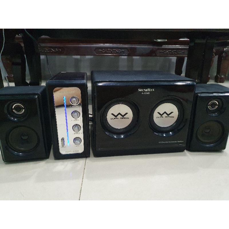 Loa vi tính Soundmax A2240 Đã qua sử dụng- tặng kèm jack 3.5 | Shopee Việt Nam