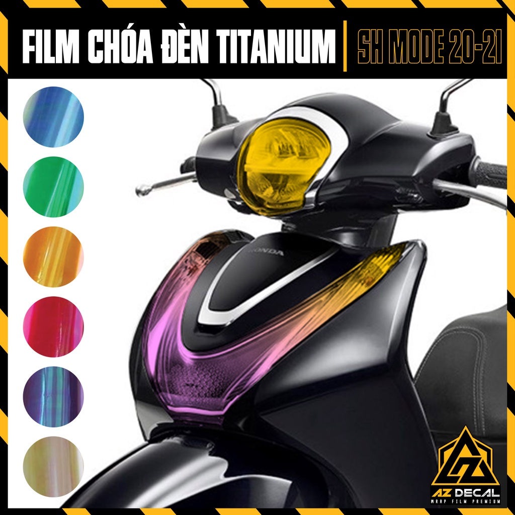 Phim Dán Choá Đèn Titan SH Mode 2020-2021 | Tem Decal Dán Đèn Xe Máy ...