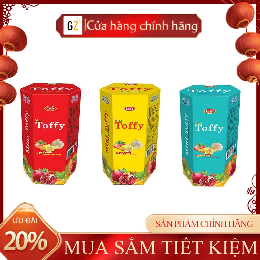 Kẹo mềm hương trái cây Mini Toffy hiệu Lale - 200G Hộp giấy | Shopee Việt Nam