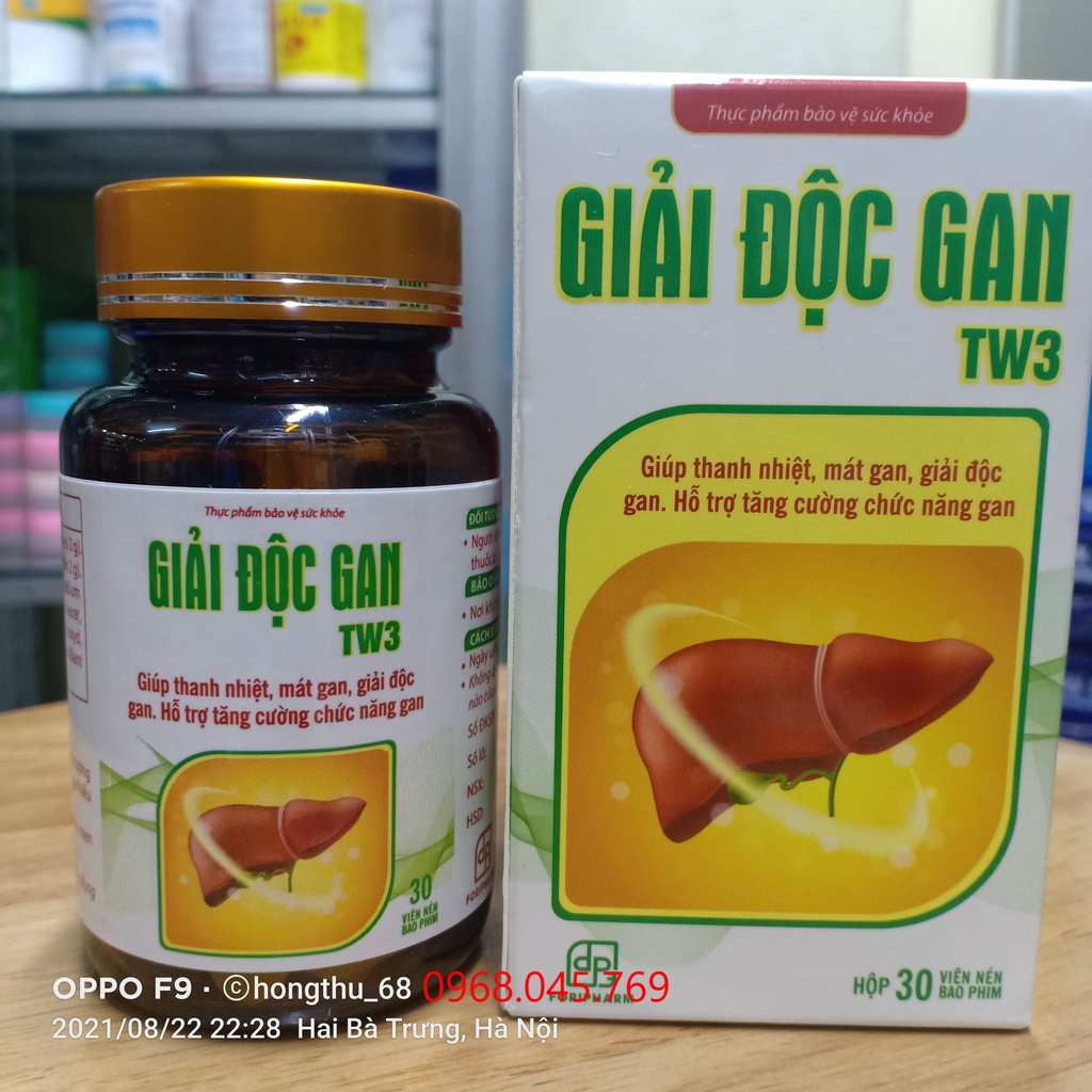 GIẢI ĐỘC GAN TW3 lọ 30 viên - Thanh nhiệt, giải độc gan | Shopee Việt Nam