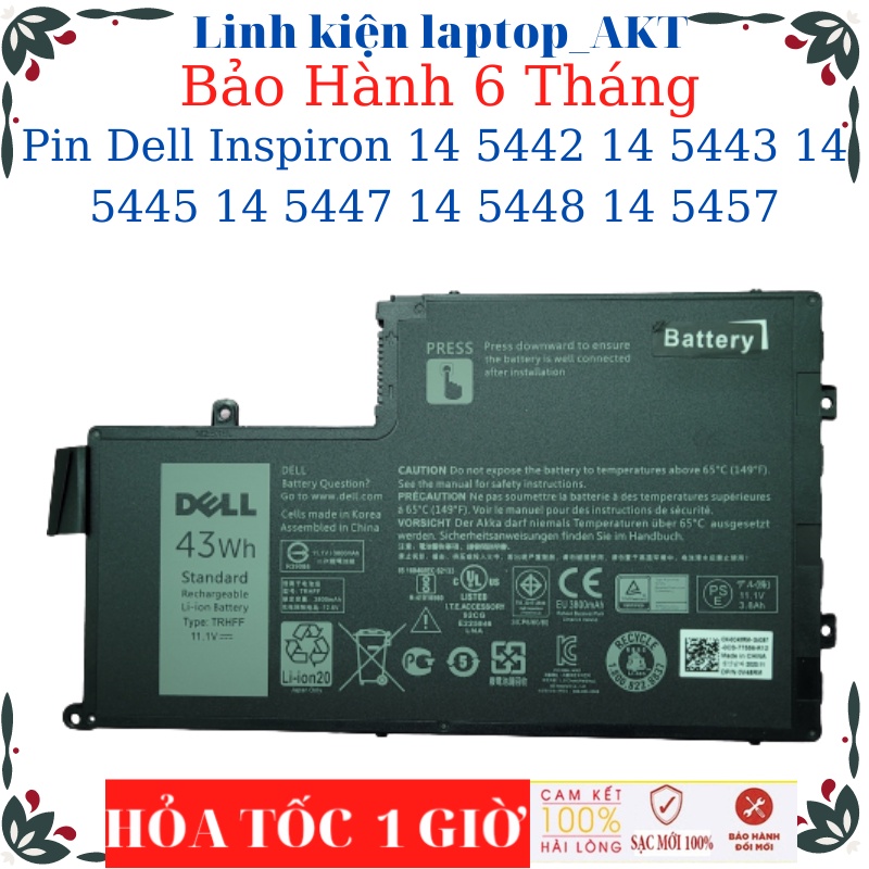Pin laptop Dell Inspiron 14 5442 14 5443 14 5445 14 5447 14 5448 14 ...