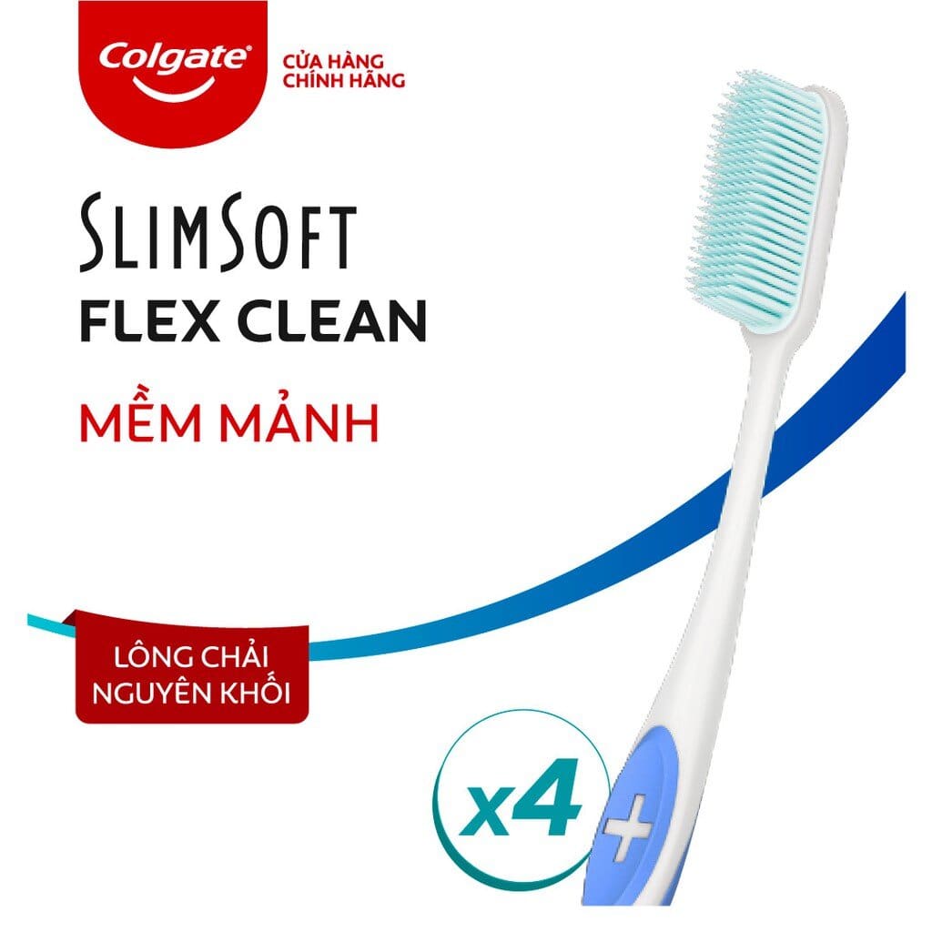Combo 2 Bàn chải đánh răng Colgate Slim Soft Flex Clean | Shopee Việt Nam