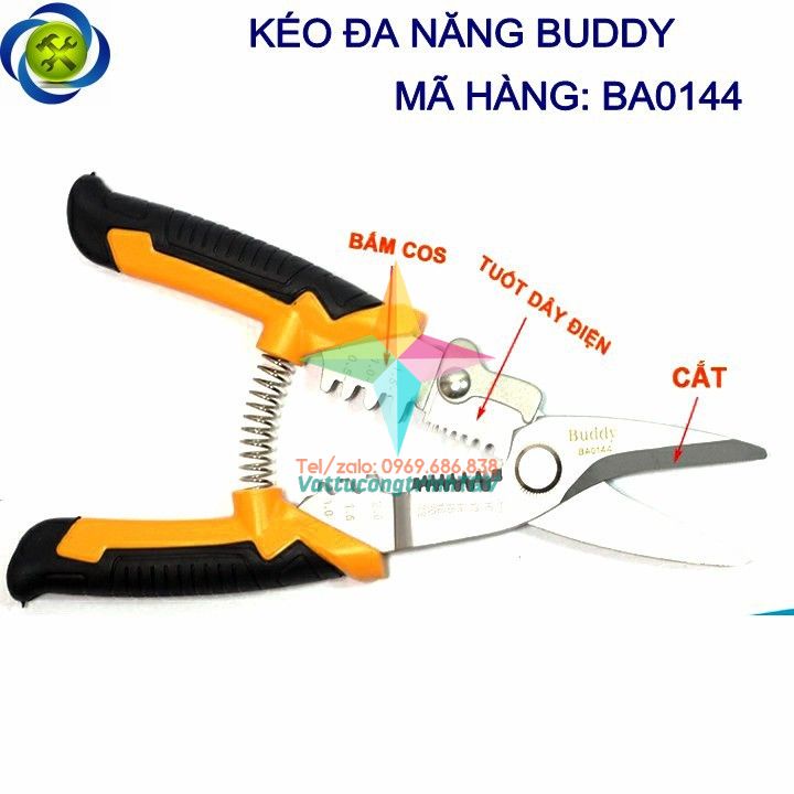 Kéo đa năng Buddy Model BA0144 - 200mm | Shopee Việt Nam