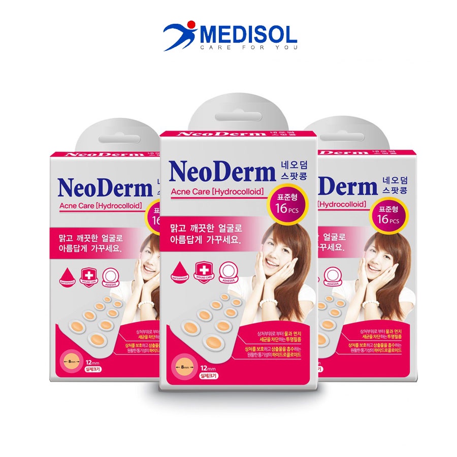 Combo 3 Miếng Dán Mụn Neoderm Ultra Thin 16 (hộp 1 size - 16 miếng) | Shopee Việt Nam