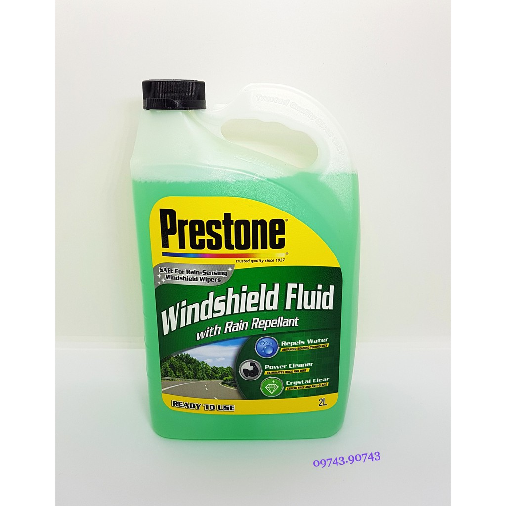 Nước Rửa Kính Ô Tô Prestone Windshield Fluid USA-2Lít | Shopee Việt Nam