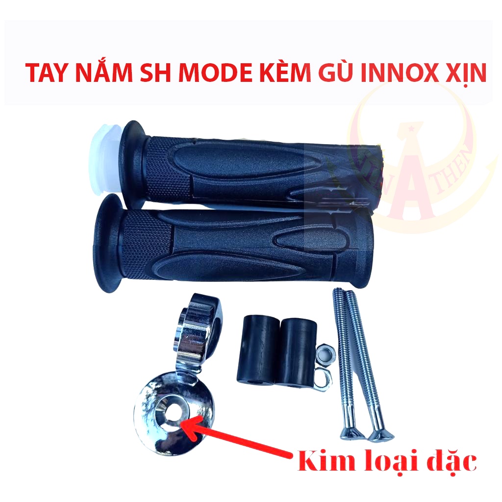 Tay nắm Sh mode kèm gù inox đặc hàng loại 1 lắp cho các dòng xe wave ...
