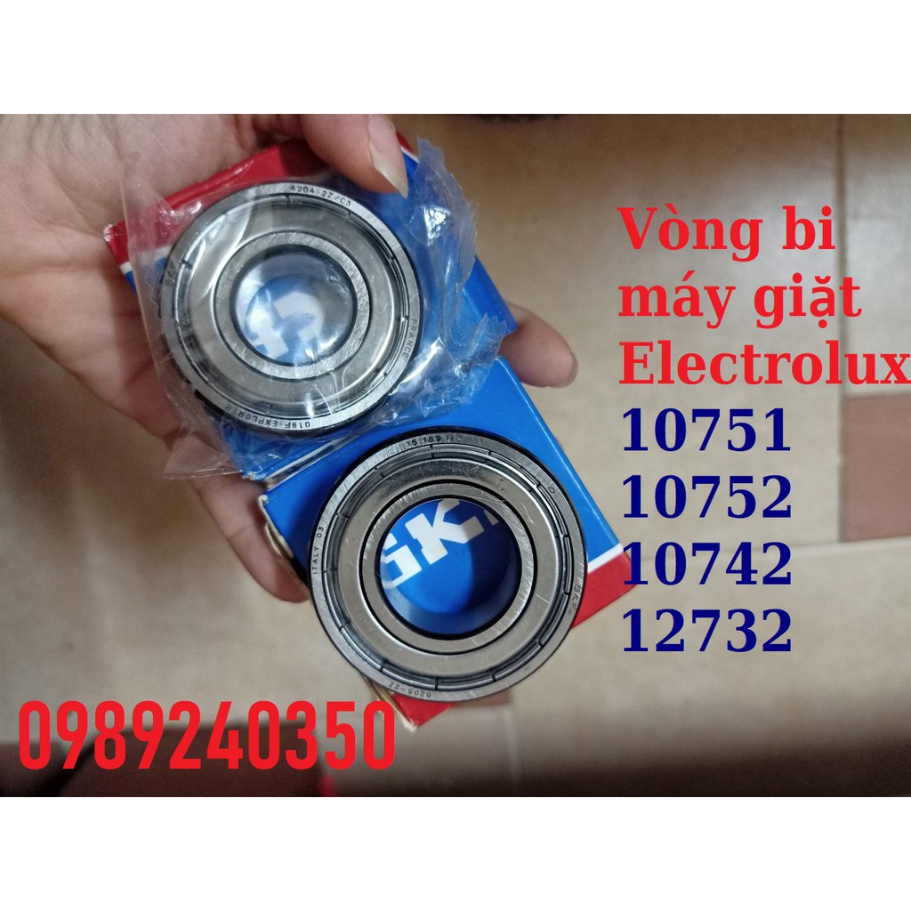 Bộ 2 vòng bi máy giặt Electrolux 10751, 10741, 10742, 12732 | Shopee ...