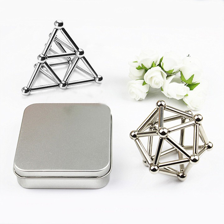 Bộ bi nam châm bucky bars 27 bi và 36 thanh | Shopee Việt Nam