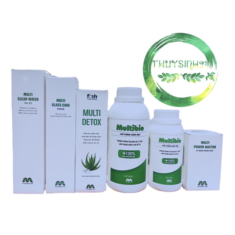 Bộ sản phẩm Vi Sinh Multibio Lab | Multi bio | multi detox | multi ...