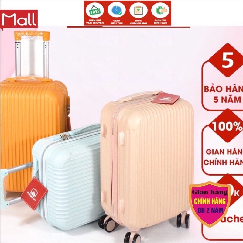 Vali Kéo Du Lịch Sọc Dọc xách tay thời trang, nhựa Pc mềm dẻo cao cấp ...