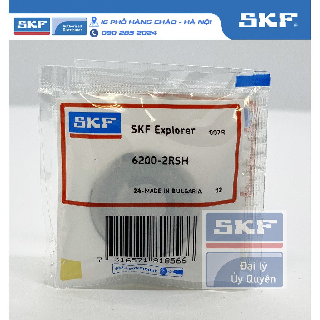 VÒNG BI SKF 6200-2RSH chính hãng | Shopee Việt Nam