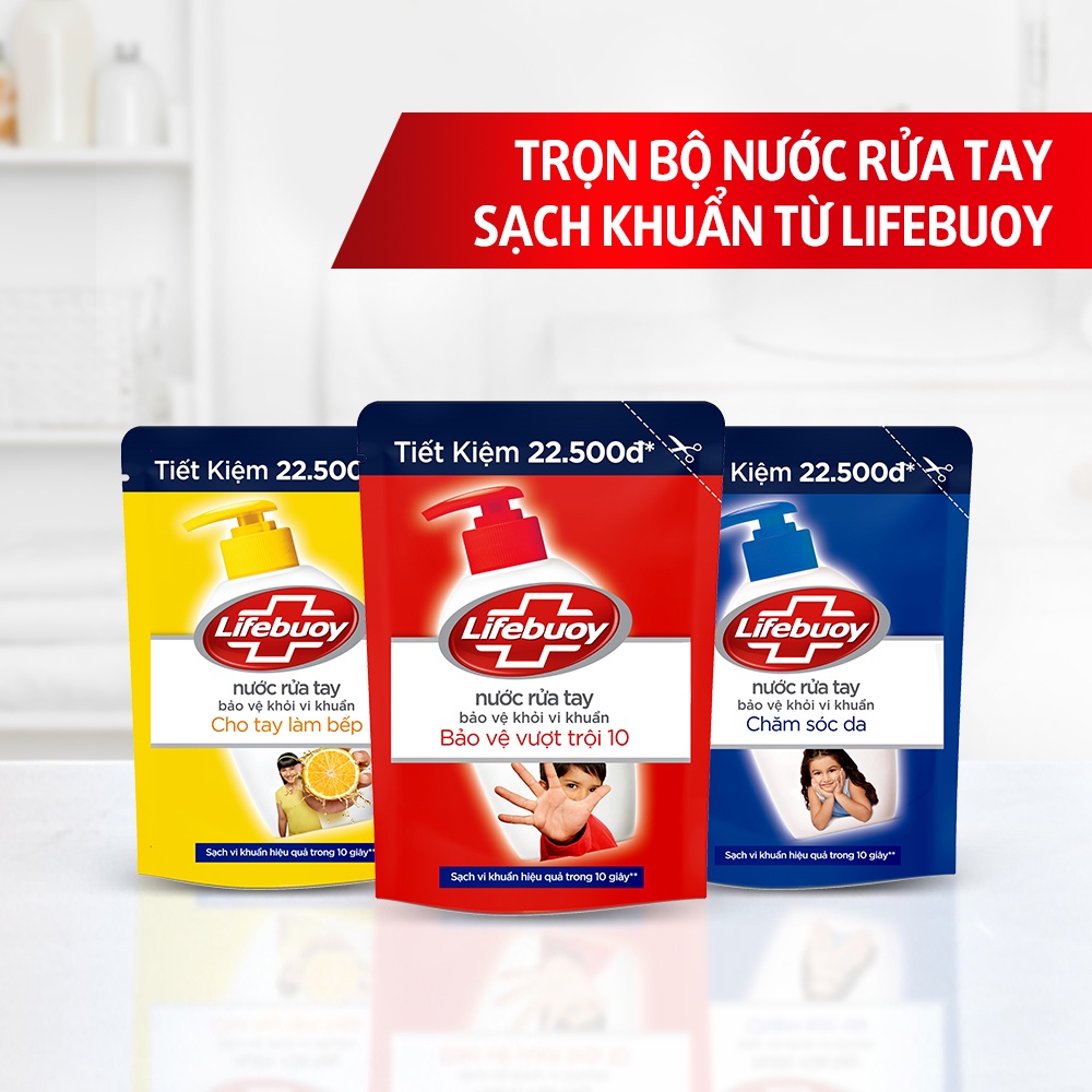 Nước Rửa Tay Lifeboy Túi 400g Chính Hãng - Khả Năng Diệt 99.9% Vi Khuẩn ...