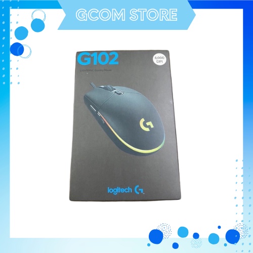 Chuột gaming Logitech G102 led RGB mắt đọc chính xác 8000 DPI tùy chỉnh GCOM | Shopee Việt Nam
