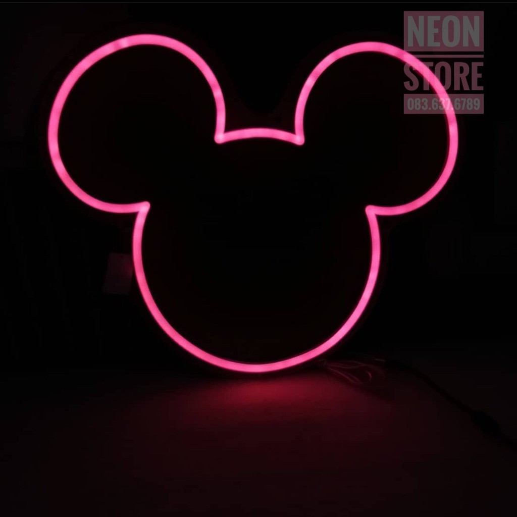 Đèn NEON “ Mickey Mouse ” trang trí toàn bộ không gian (TẶNG NGAY mạch ...