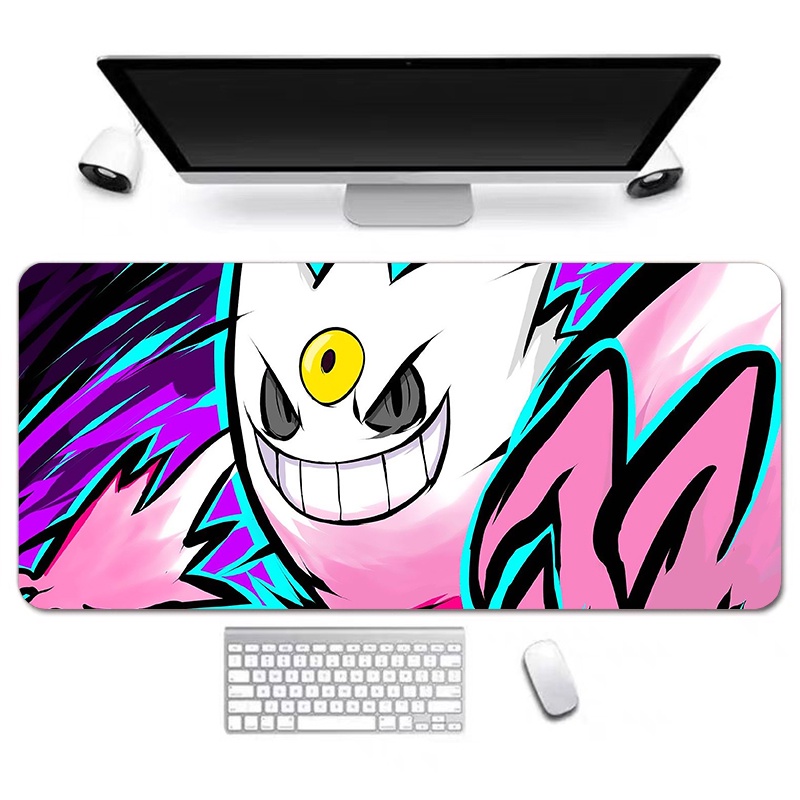 Gengar Exclusive Mouse Pad Pokemon Keyboard Pad Cool Personality Desk ...