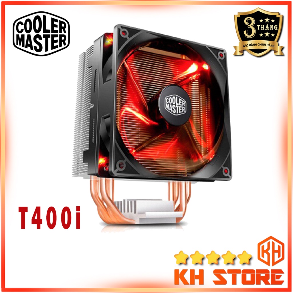 Tản nhiệt khí Cpu COOLERMASTER T400i - RED | Shopee Việt Nam