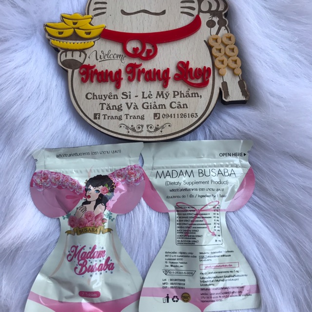 VIÊN UỐNG MADAM BUSABA ( cam kết chuẩn thái) | Shopee Việt Nam