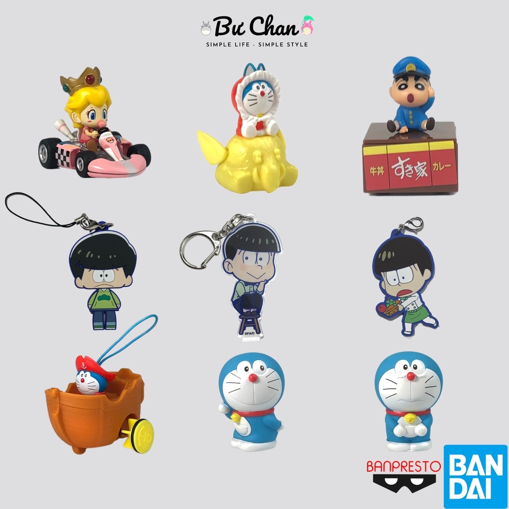 [BANPRESTO Chính hãng] Móc khóa - Mô hình & Xe cót Doraemon Nobita Shin ...