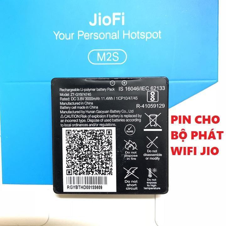 Pin Jio JMR1040 - Pin cho bộ phát wifi Jio JMR1040 | Shopee Việt Nam
