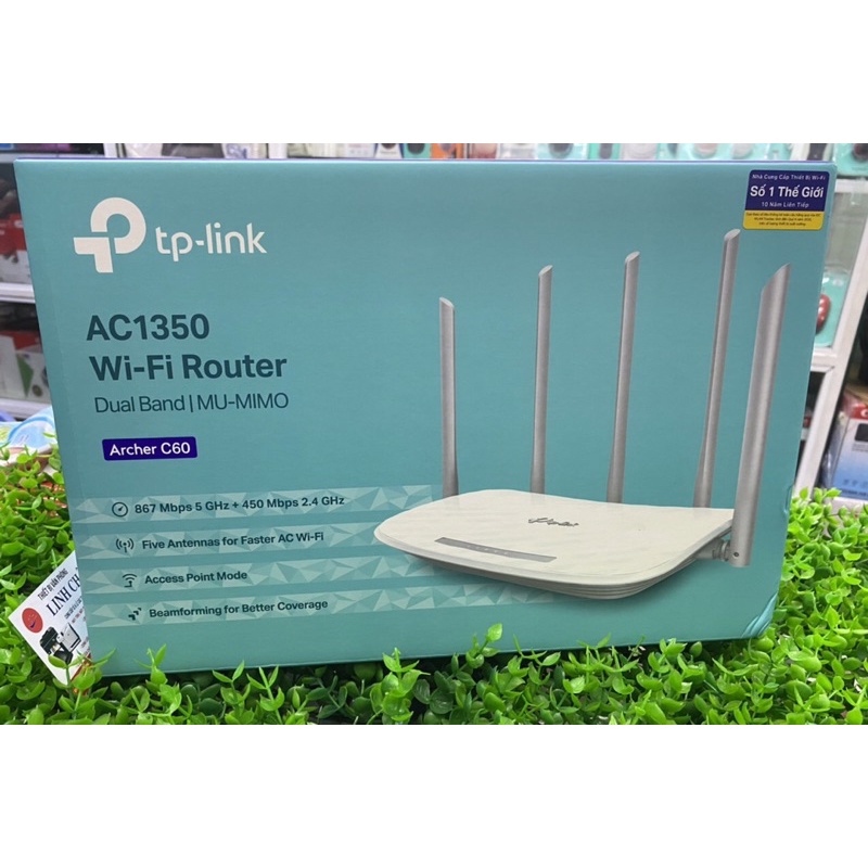Bộ phát Wifi TP-Link C60 Băng tần kép AC1350 | Shopee Việt Nam
