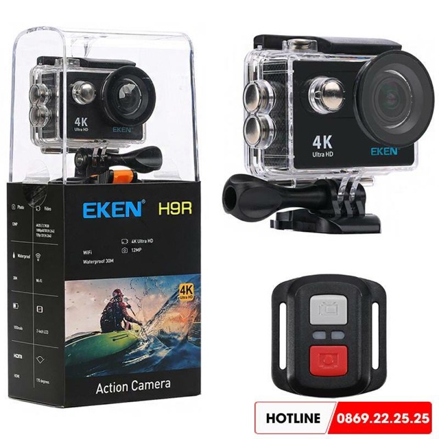 Eken H9R - Camera hành trình 4K,WiFi,chống nước,có remote | Shopee Việt Nam