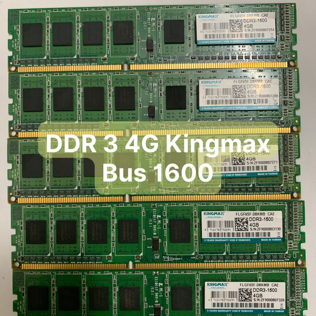 RAM 4G-DDR3-BUS 1333 - 1600 Hiệu Kingmax - VI TÍNH BẮC HẢI | Shopee ...