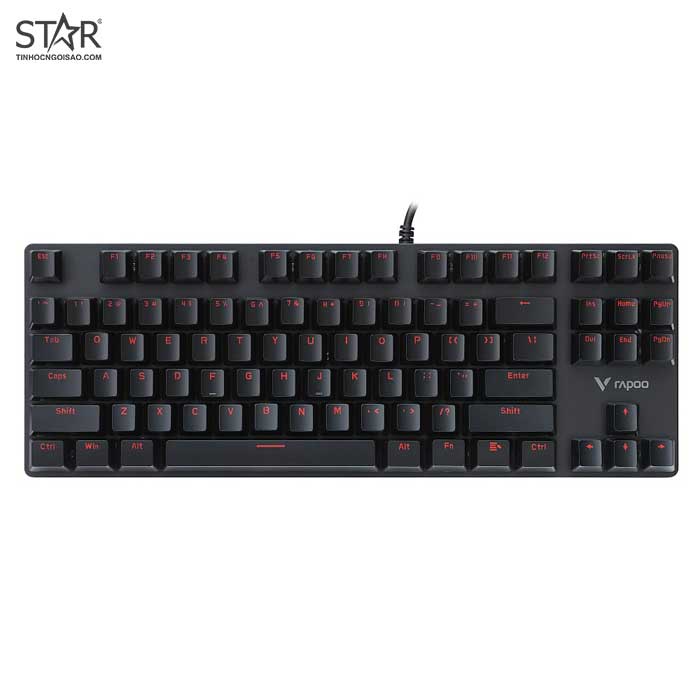 Bàn Phím Cơ Rapoo V500 Alloy Gaming TKL (Đen) | Shopee Việt Nam