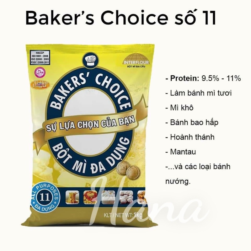 Bột số 11 Baker’s Choice 1kg | Shopee Việt Nam
