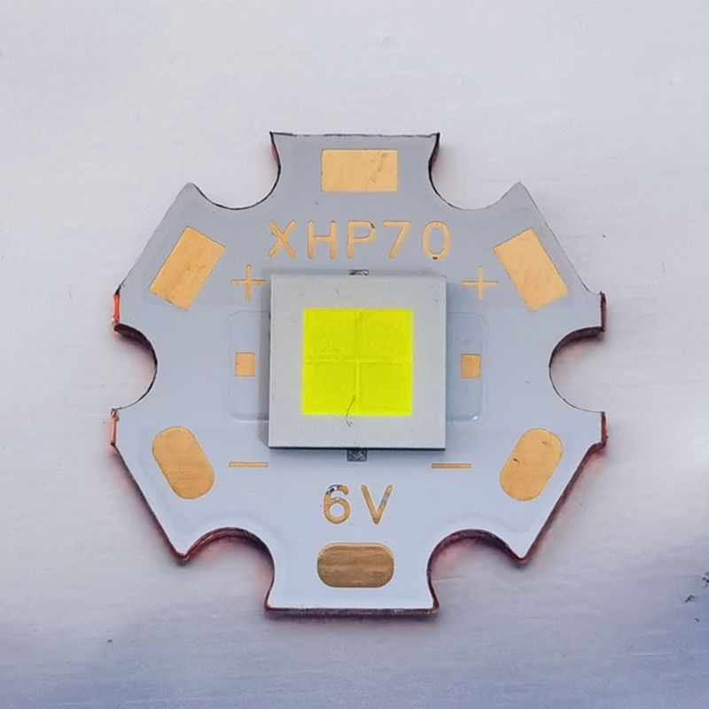 Đèn Pin 20mm P35HI / P70HI 6500k XHP35 / XHP70 LED Đầu Phẳng 7070 ...