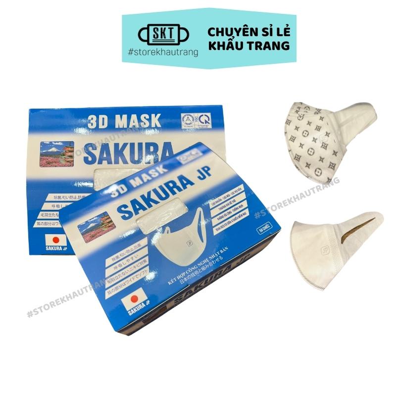 Khẩu Trang 3D Mask SAKURA JP - Hộp 50 Cái | Shopee Việt Nam